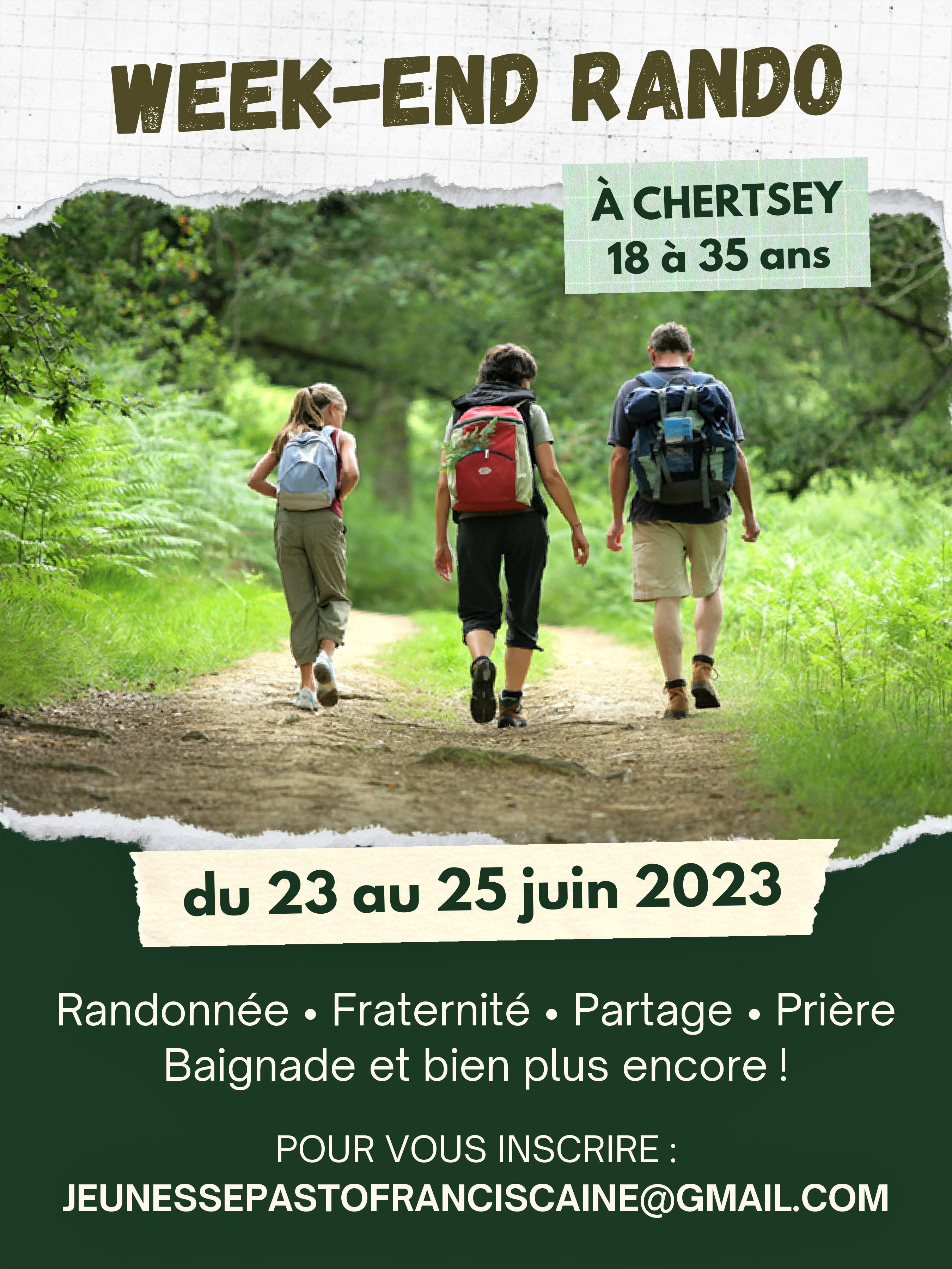 WEEK-END RANDO en vue!